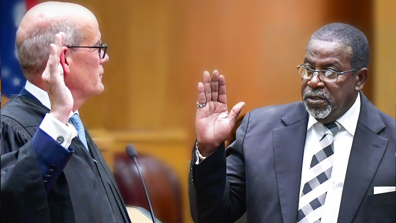 ‘Good trouble’ — Mayor, Board take oaths of office | Daily Leader