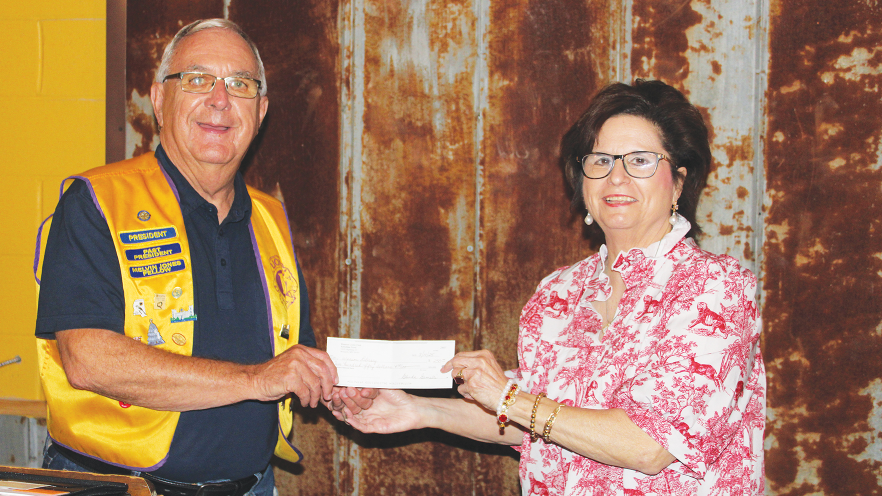 Wesson Public Library receives $250 donation from Lions Club | Daily Leader
